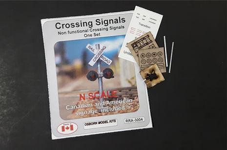 N Osborn U.S. and Canadian Crossing Signals Kit 3004| MPM Hobbies