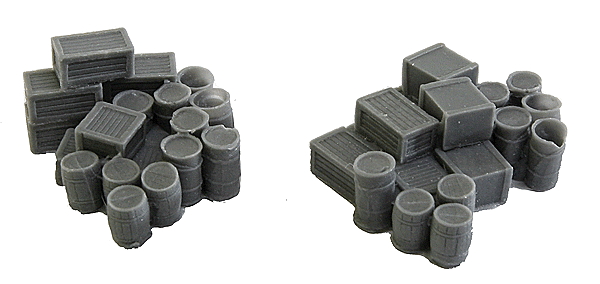 N Scale Bar Mills Assorted Crates & Barrels| MPM Hobbies