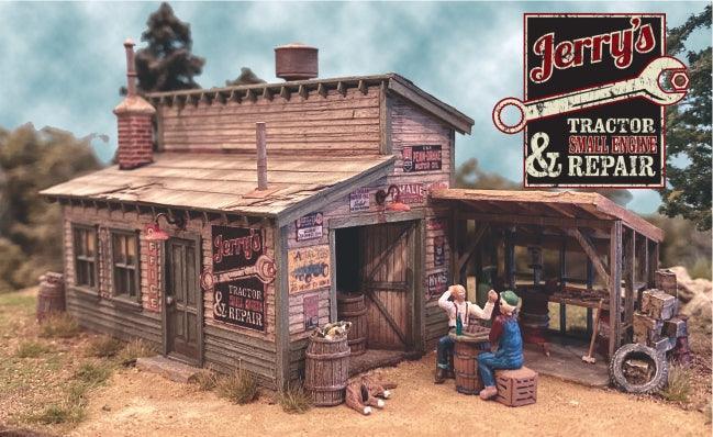 N Scale Bar Mills Jerry's Small Engine Repair Model Kit| MPM Hobbies