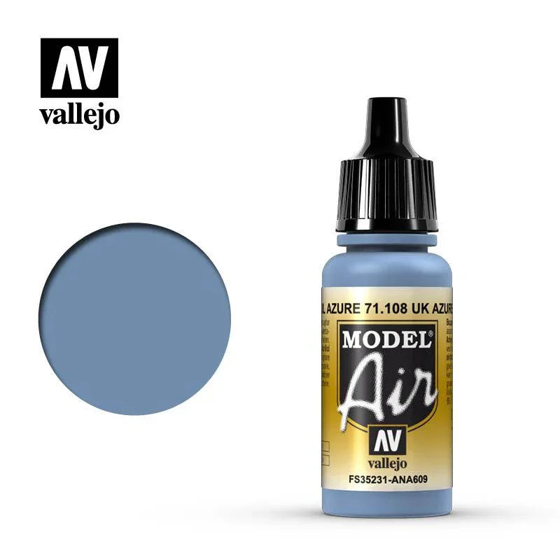 Vallejo Model Air FS35231-ANA609 U.K. Azure Blue 17ml 71.108| MPM Hobbies