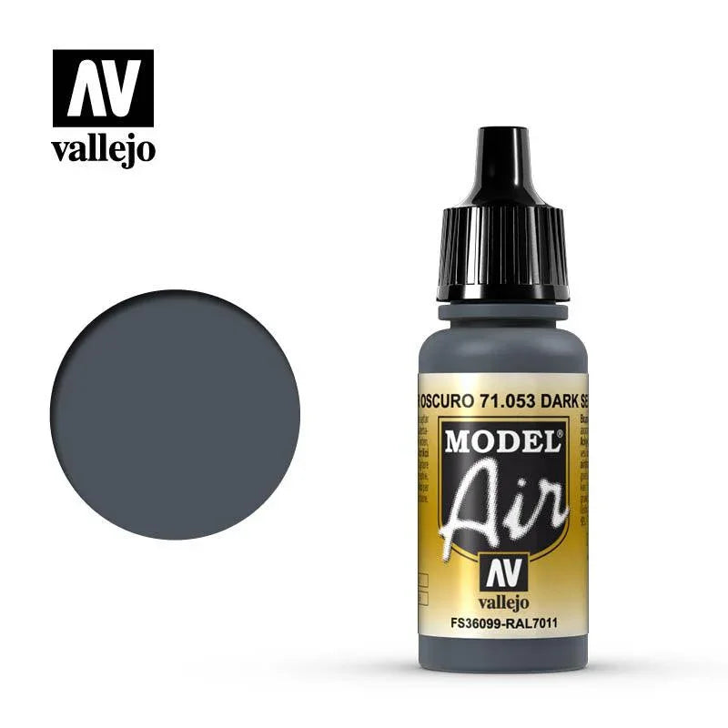 71.053 Vallejo Model Air FS36099-RAL7011 Dark Sea Gray 18ml| MPM Hobbies
